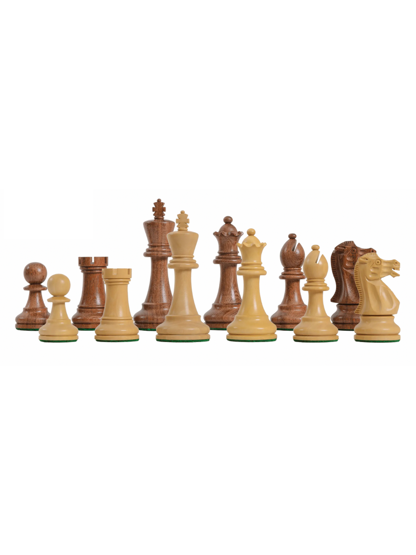 Wood Chess Pieces – Handcrafted Staunton, Weighted | World Chess Shop ...