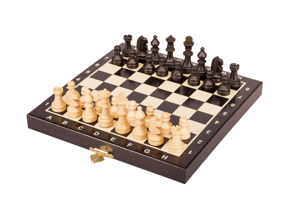 Jeu d'échecs magnétique miniature pliable de 20 cm, noir | Boutique d ...