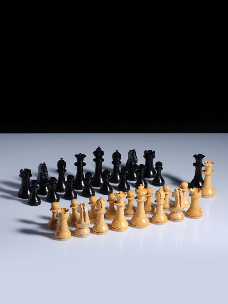 Wood Chess Pieces – Handcrafted Staunton, Weighted | World Chess Shop